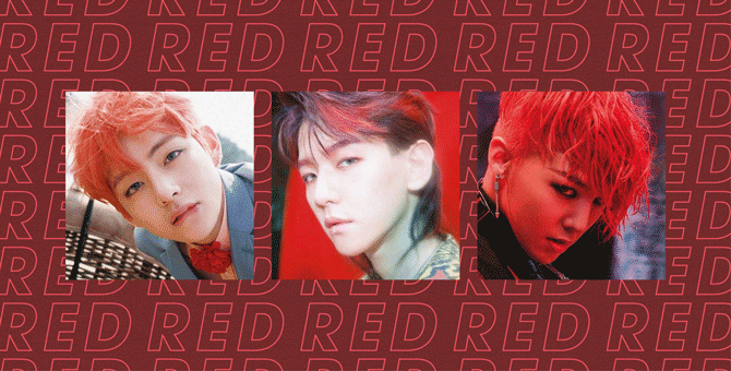 7 K-pop male idols that looked swoon-worthy with their red-hot hair ...